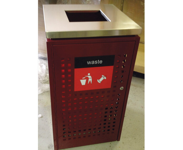 Public Waste Bin 120L | Outdoor Commercial Street Bins | Eco Elegance
