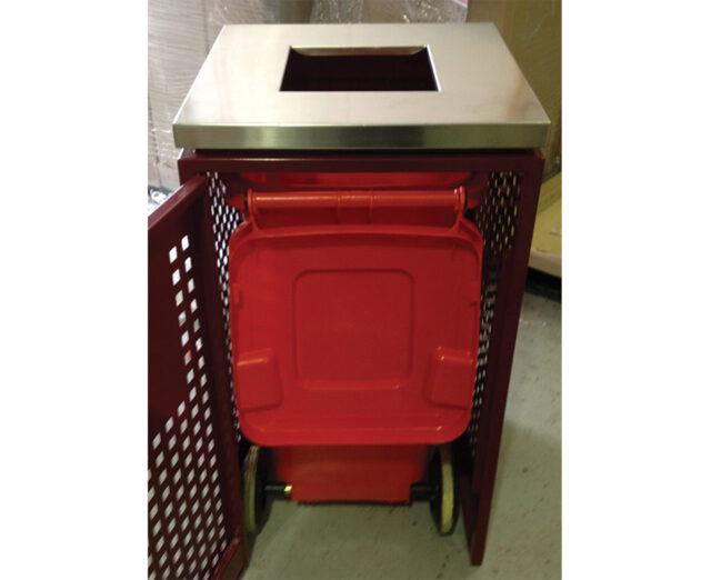Public Waste Bin 120L | Outdoor Commercial Street Bins | Eco Elegance